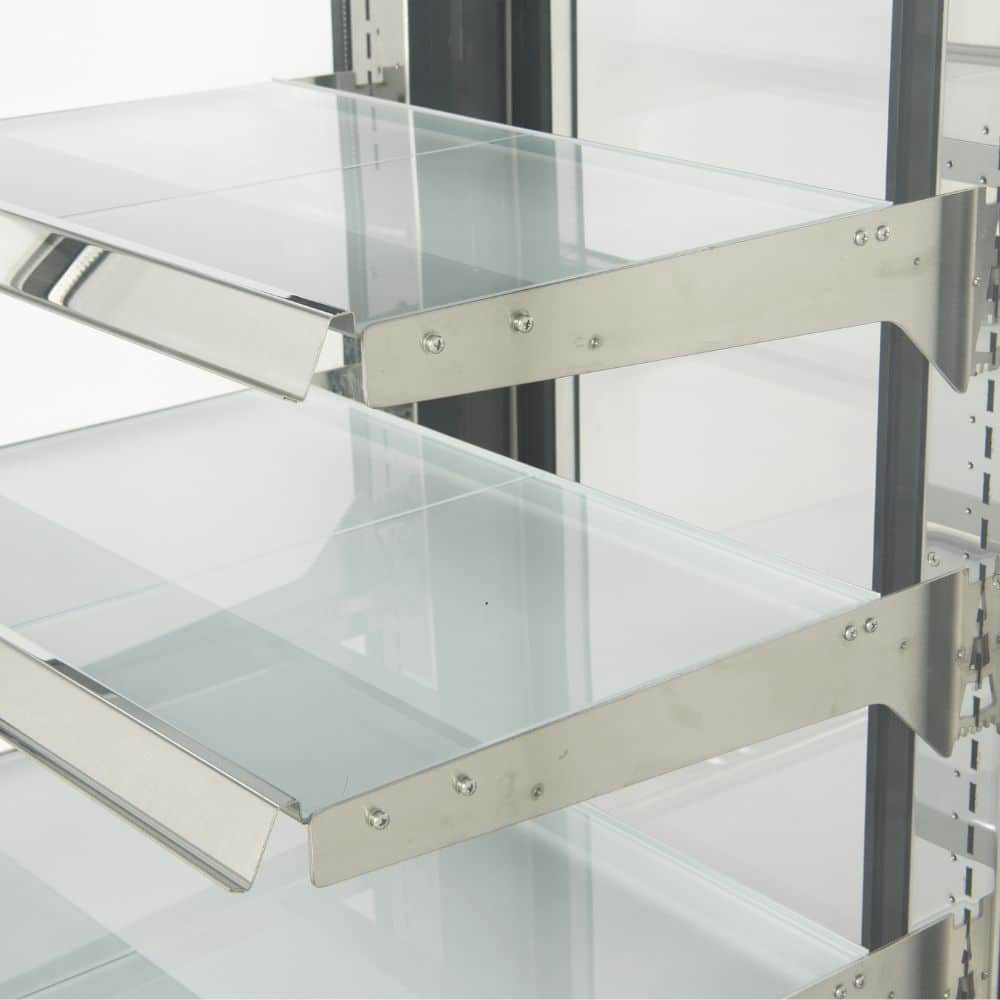 Cake/Food Display, 3 shelves + base, 1500w x 700d x 1300h, 552lt– CE ...