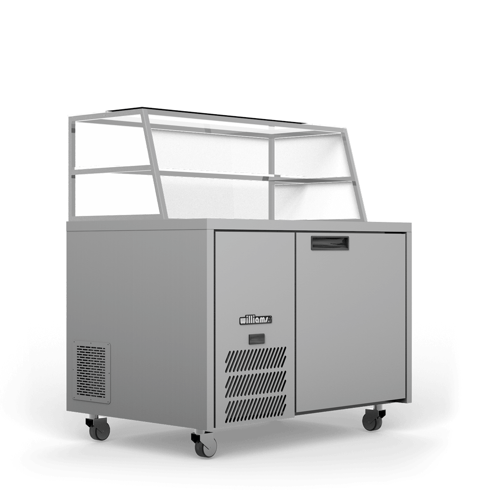 Refrigerated sandwich counter 1 door,1200mm wide– CE Catering Equipment