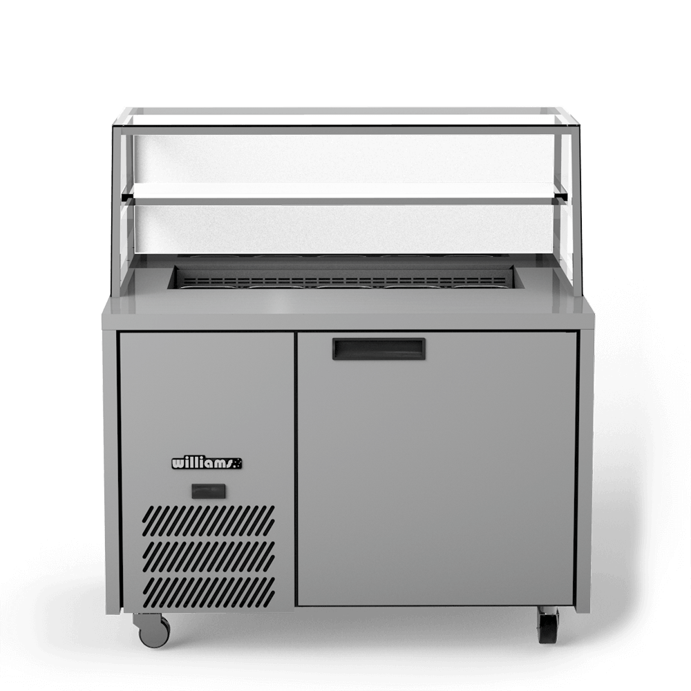 Refrigerated sandwich counter 1 door,1200mm wide– CE Catering Equipment