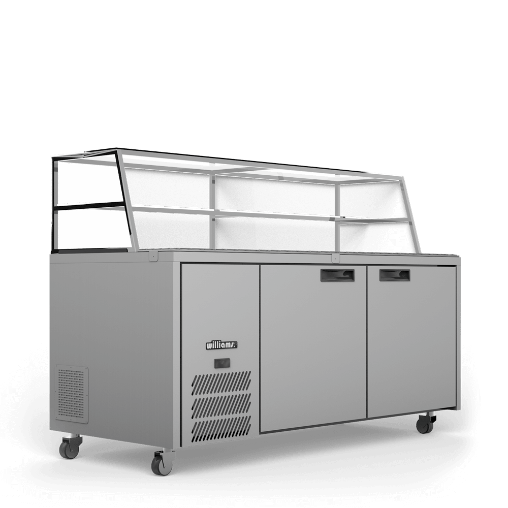 Refrigerated sandwich counter 2 door, 1800mm wide– CE Catering Equipment