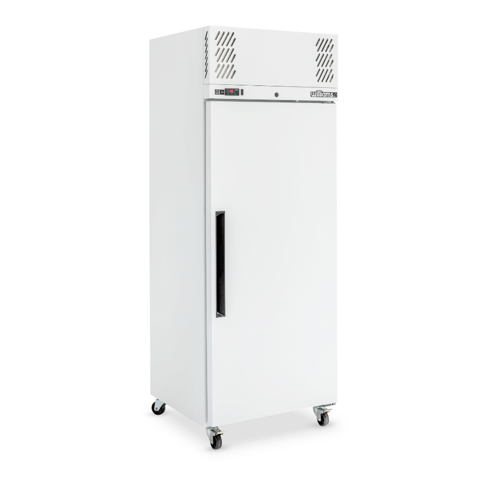 1 Solid Door Fridge, 740mm, White, Pearl– CE Catering Equipment